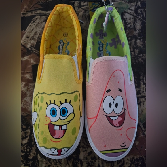 Nickelodeon | Shoes | Mens Nickelodeon Spongebob Squarepants Slipon ...